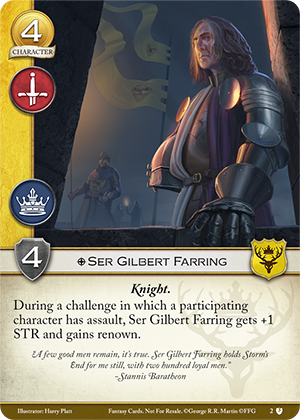 Ser Gilbert Farring · ThronesDB